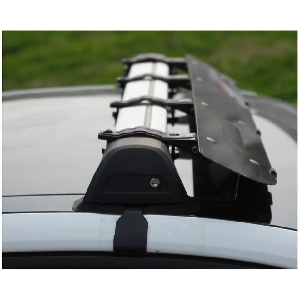 Universally Fit Rooftop 43" Roof Rack CrossBar Wind Fairing Air ...