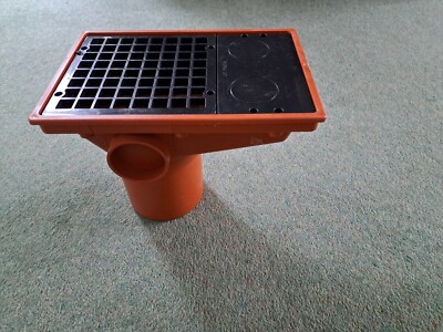 Underground Drainage 110mm rectangular Hopper And Grid | eBay