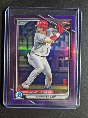 2024 Bowman Draft Sheng-En Lin Purple Refractor /250 | eBay