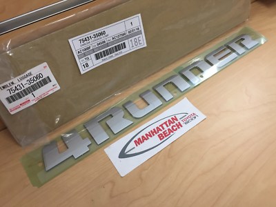 2010-2024 4Runner Limited Rear Liftgate Emblem 75431-35060 GENUINE ...