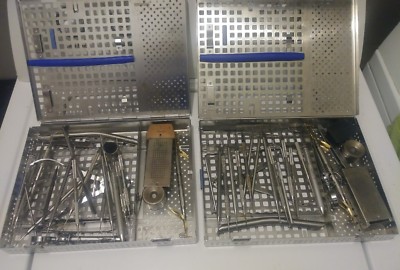 2 DENTAL Restorative Operative Instruments CASSETTES Setups | eBay