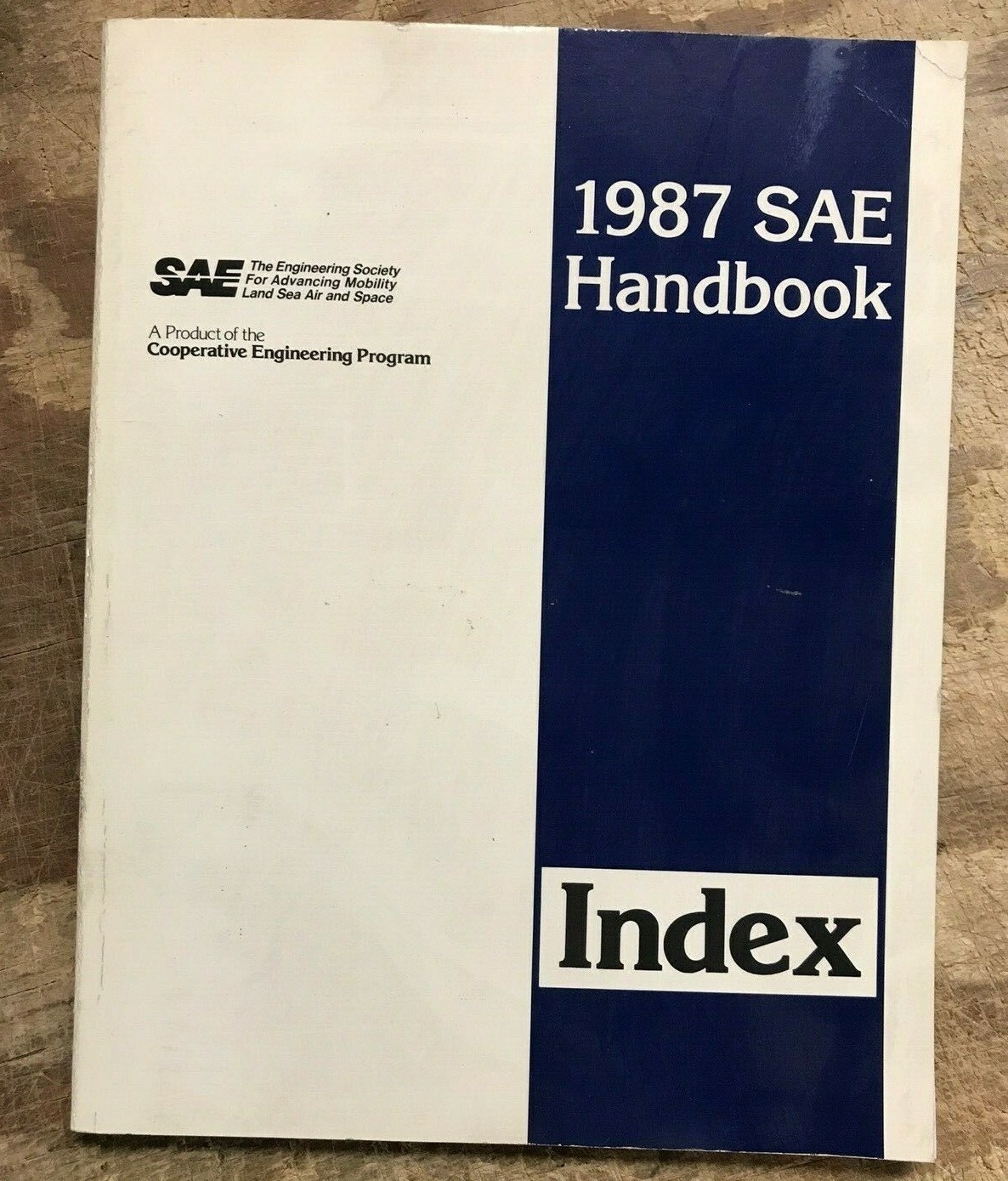 1987 SAE Handbook Index Very RARE Great Condition | eBay