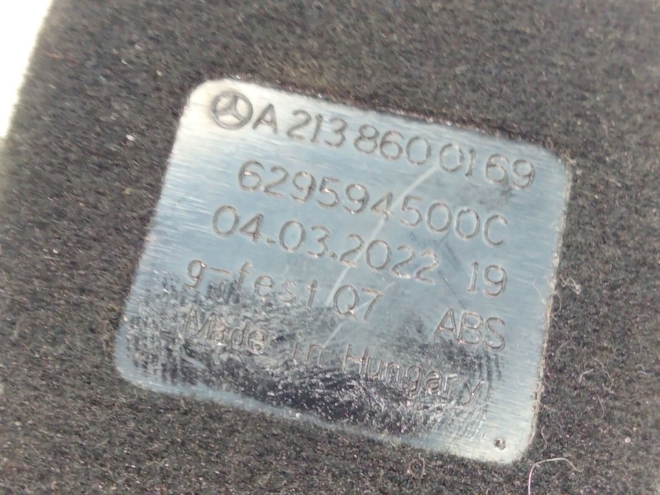 A2138600169 FRONT RIGHT BELT HOOK FOR MERCEDES-BENZ CLASS E W213 2.0 ...