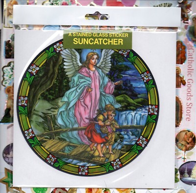 Guardian Angel - Static Cling Reusable Vinyl Window Decal Sticker | eBay