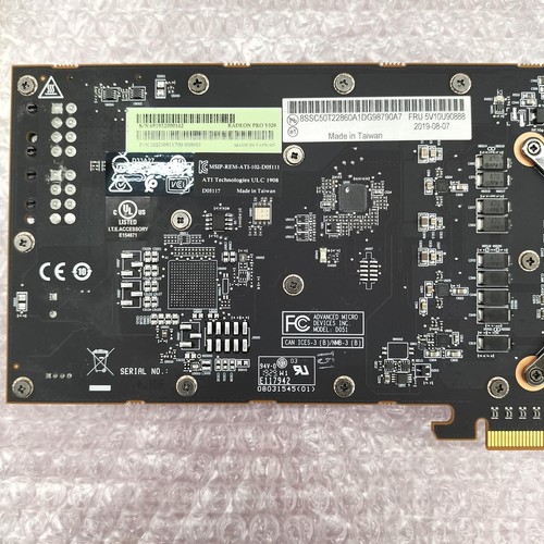 GRAPHIC BOARD MODEL NUMBER RADEON PRO V320 AMD | eBay