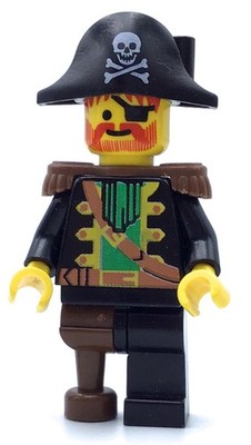 LEGO CAPTAIN RED BEARD MINIFIGURE VINTAGE PIRATES FIG | eBay