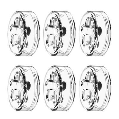 8pcs Transparent Bumper Guard Removable Door Handle Stoppers Door Knob ...