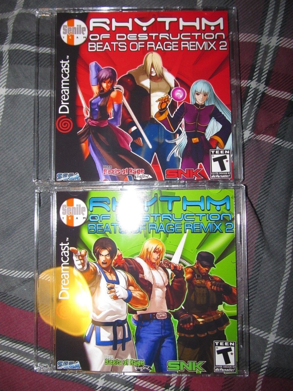 Rhythm of Destruction Beats of Rage Remix 2 Red & Green Version SNK BoR Custom | eBay