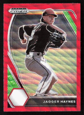 2021 Panini Prizm Draft Picks Jagger Haynes Red Wave #PDP219 | eBay