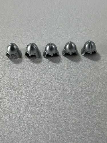 Lego 5pc New Minifigure Headgear Helmet Castle with Neck Protector ...