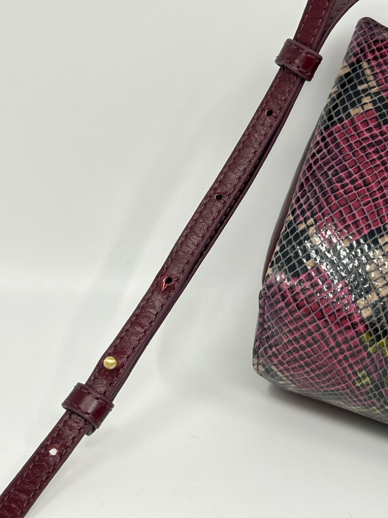 HOBO Burgundy Heidi Multi-Color Python Print and Leat… - Gem