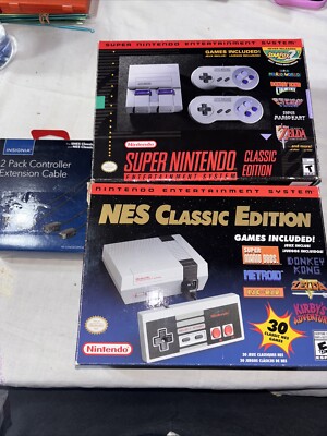 super nintendo Classic Edition & NES classic edition | eBay