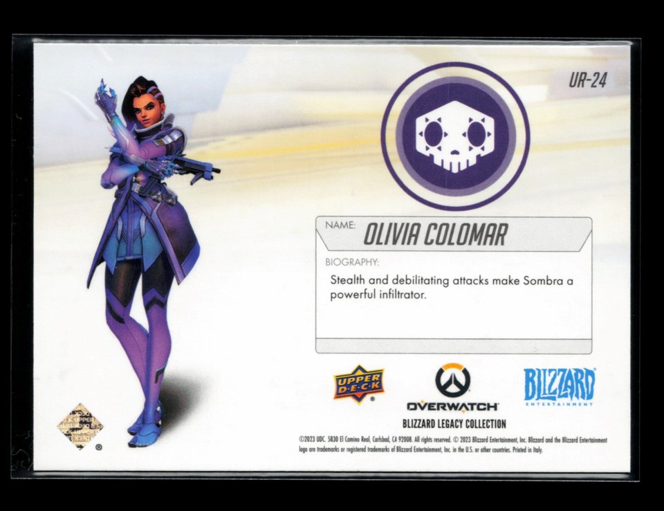 Sombra Ultimate Ready UR-24 Blizzard Legacy Collection Overwatch Card ...