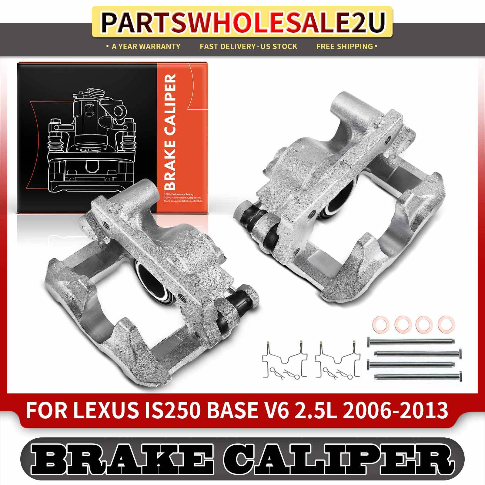Rear Left & Right Brake Calipers w/ Bracket for Lexus IS250 Base 2006 ...