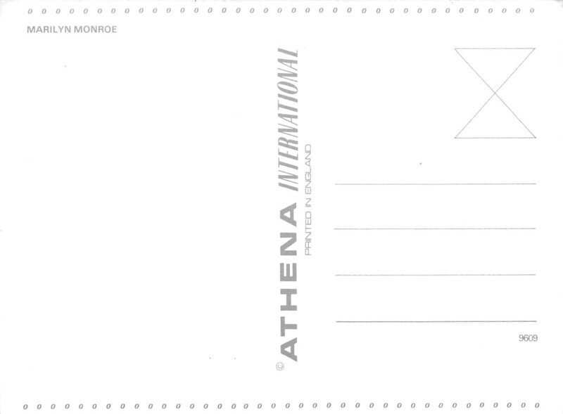 Athena Marilyn Monroe Continental Size Postcard 4 1/4" by 6" | eBay