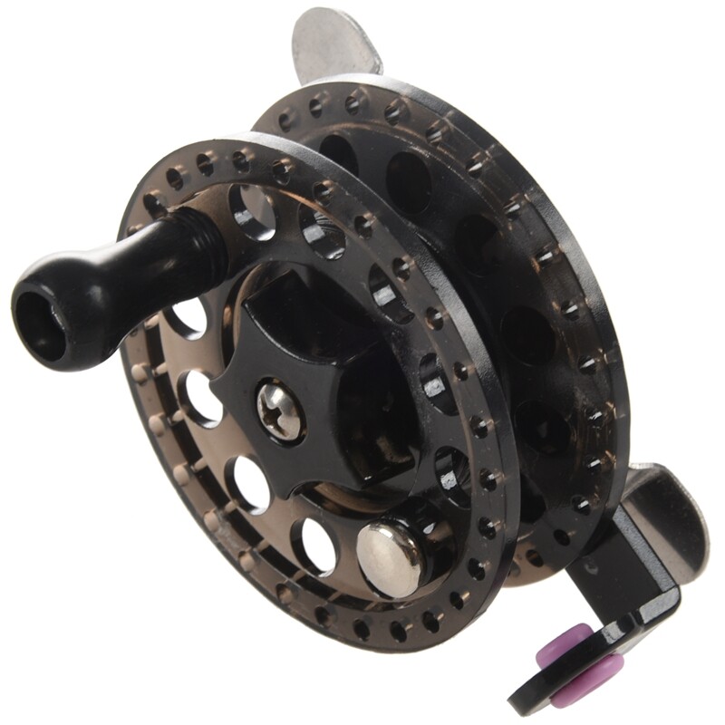 Plastic Ice Fishing Reels Fly Fishing Tackle Round Wheel Fishing7524 | eBay