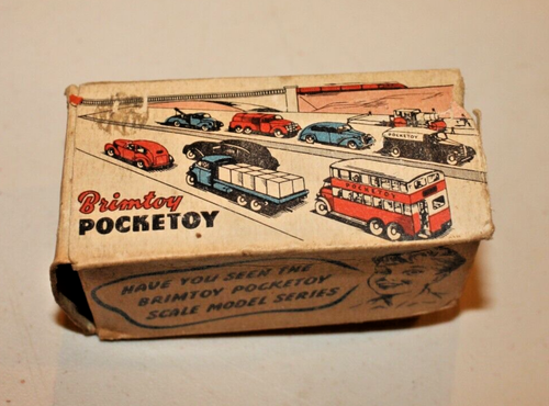 VINTAGE BRIMTOY POCKETOY ORIGINAL BOX FOR THE 9/501 MECHANICAL STEAM ...