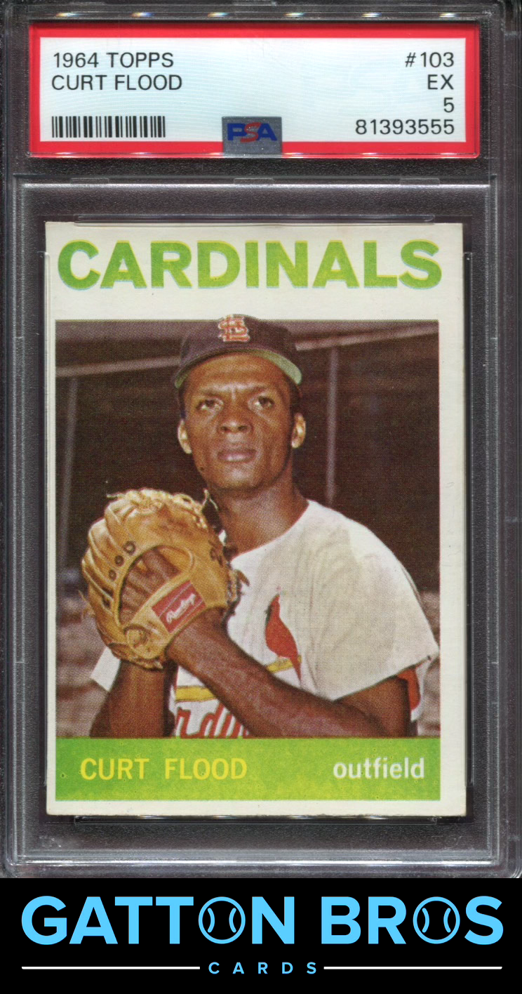 1964 Topps Curt Flood #103 PSA 5 EX | eBay