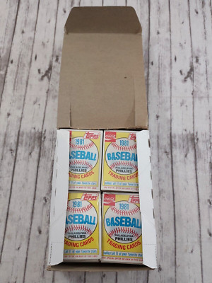 1981 Topps COCA-COLA Baseball Box Philadelphia Phillies 48 Unopened ...