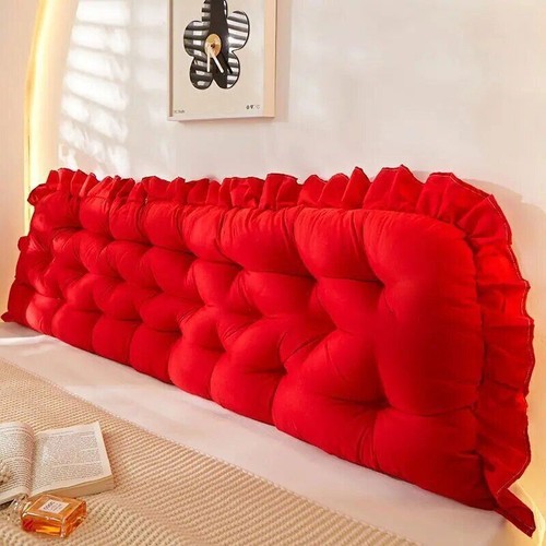Rectangular Pillow Headboard Bedside Cushion Large Backrest Support ...