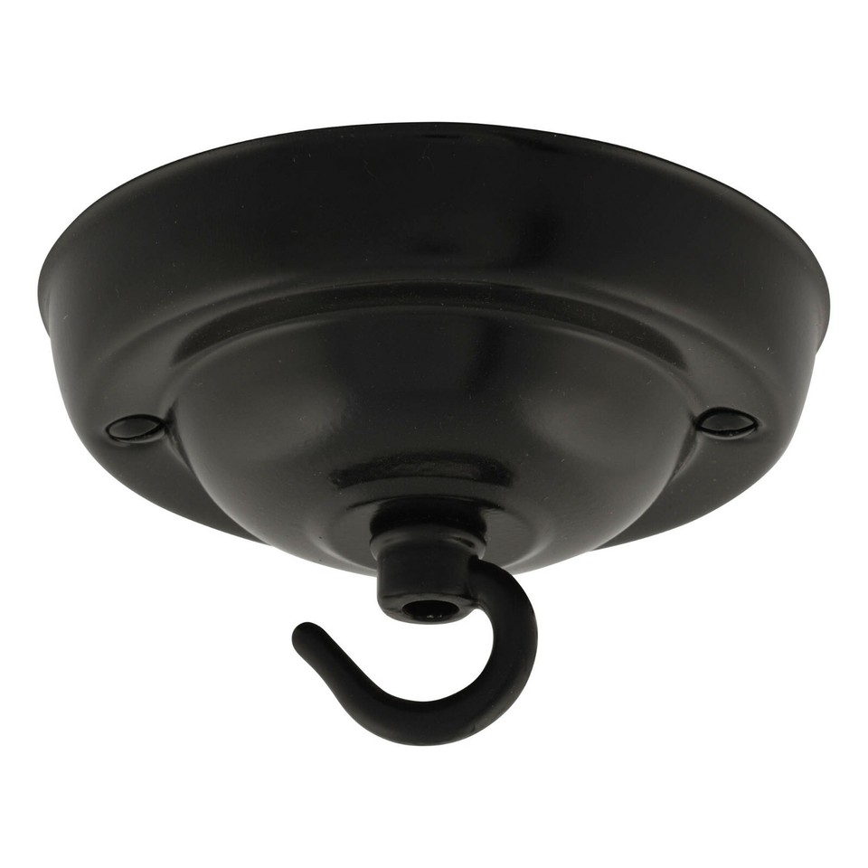 ElekTek Ceiling Pendant Rose Hook Light Fitting 108mm Dia. Choose ...