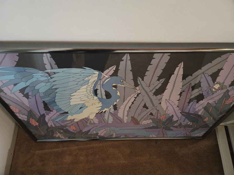 Dan Goad Signed Artist Proof (A/P) "Heron and Frog" Large 40x26 Art ...
