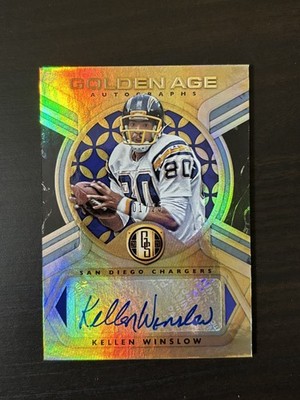 Kellen Winslow 2021 Gold Standard Golden Age Autographs 01/75 Bookend ...