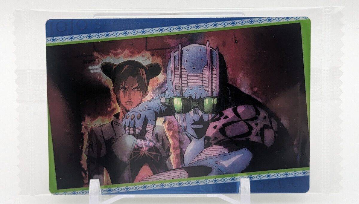 Jolyne Cujoh Stone Free wafer card UnOpen JOJO'S BIZARRE ADVENTURE No ...