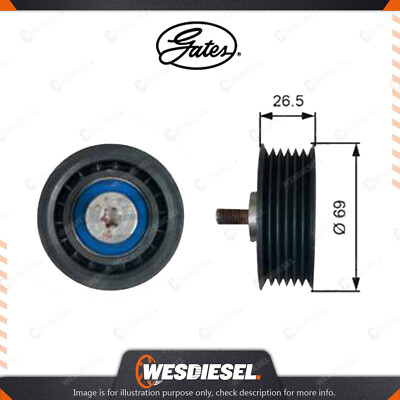 Gates DriveAlign Alternator Idler Pulley fits Mercedes Benz Sprinter ...