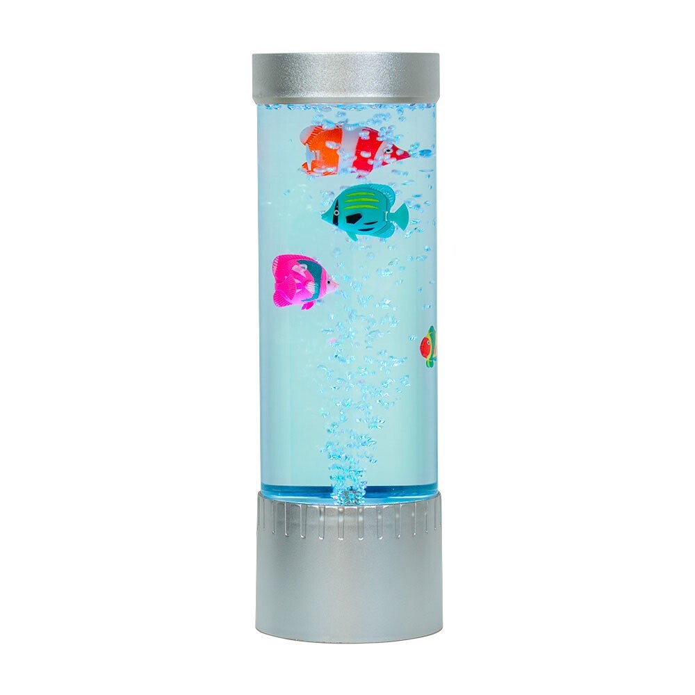 32cm LED Bubble Lamp Colour Changing Novelty Light Fish Water Tube ...