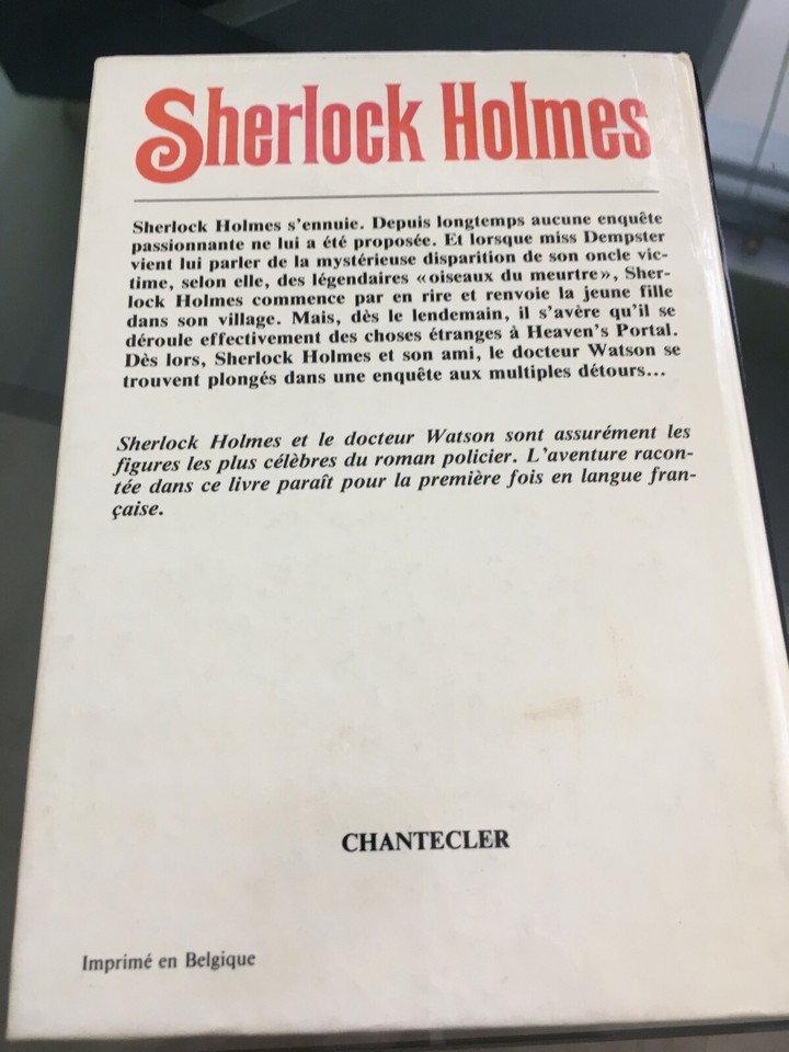 LES OISEAUX DU MEURTRE (PASTICHE SHERLOCK HOLMES) AUSTIN MITCHELSON | eBay