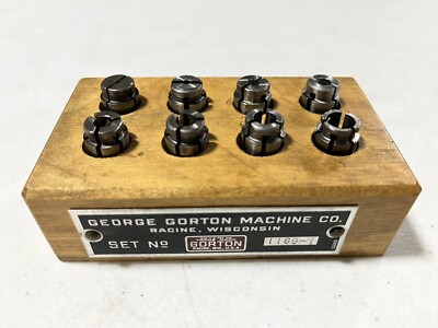 Lars Gorton Pantograph Engraving Machine Collets 3-F, 3-U, P1-2, P1-3 ...