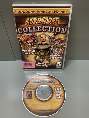 ADVENTURE COLLECTION 3 GAMES HIDDEN OBJECTS, PUZZLES, MYSTERIES (PC) CD ...