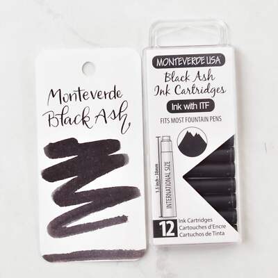 Monteverde Black Ash Ink Cartridges | eBay
