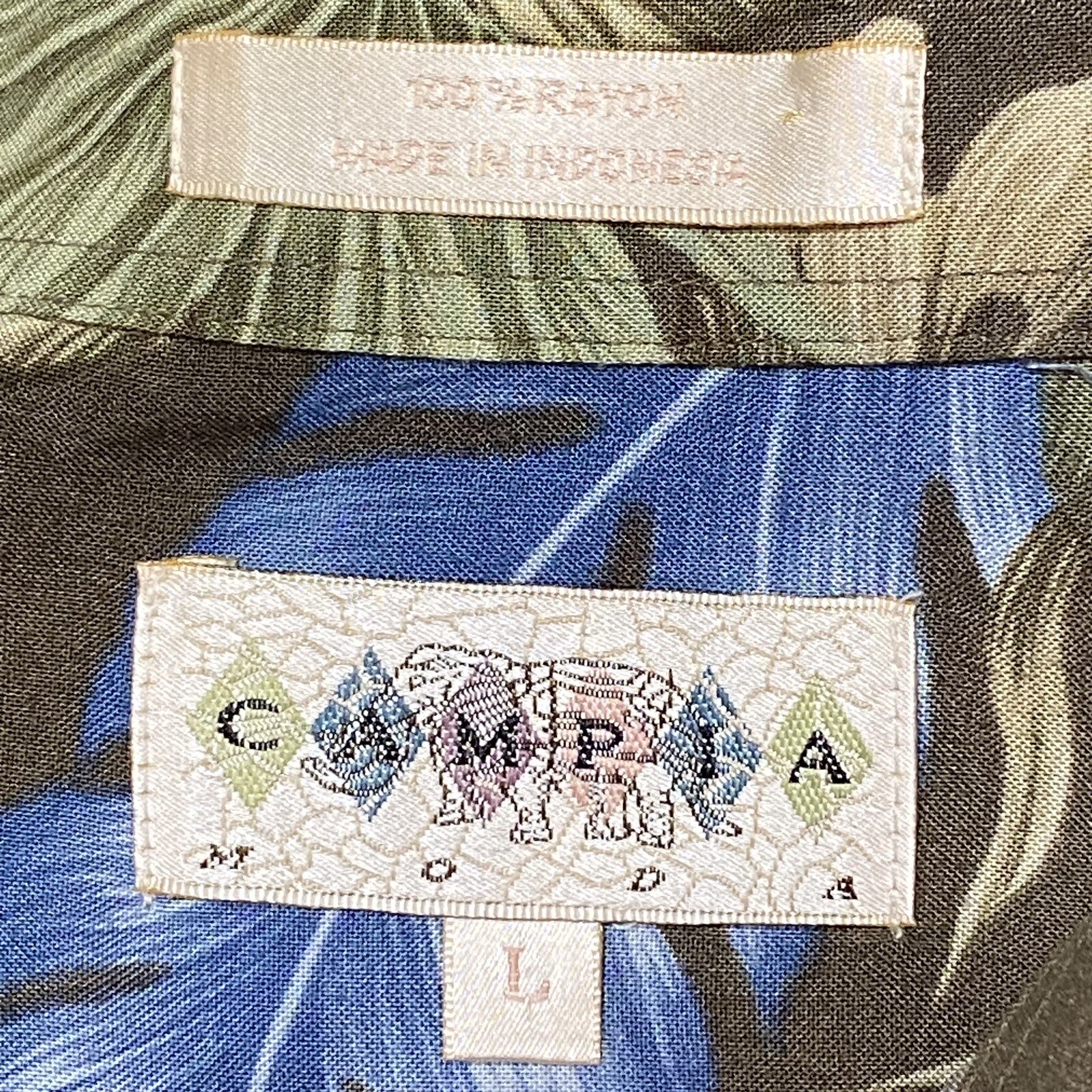 Campia Moda Floral Hawaiian Shirt Aloha Tropical Foli… - Gem