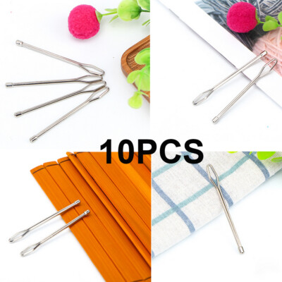 10x Elastic Threader Adjustable Clip Rope Band Drawstring Cord Guide ...