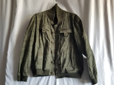 TRIPLE FAT GOOSE TYPE-M87 STOCK #A0001-823-1258 BLACK CAMO JACKET SIZE ...