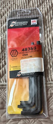 Bondhus Tamper Resistant Security Hex L Wrench Set Metric 2.5-8 USA ...