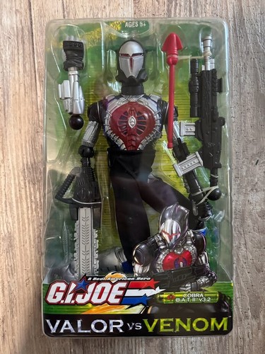 G.I. Joe Valor Vs Venom 12" BAT NEW 2003 B.A.T. II V3.2 Action Figure ...