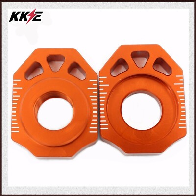 KKE Rear Axle Spindle Chain Adjuster Blocks For KTM SX EXC XCW 125 ...