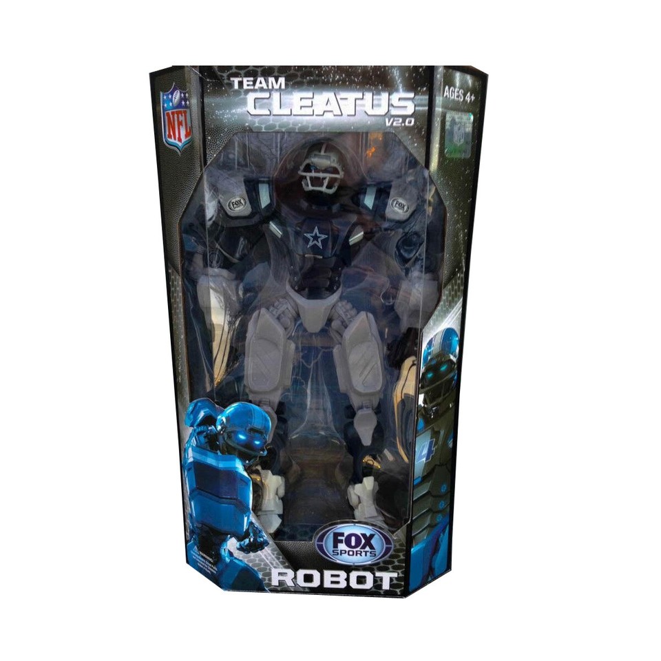 New Pick Your Team NFL FOX Sports 10" Robot Cleatus Action Figure ...