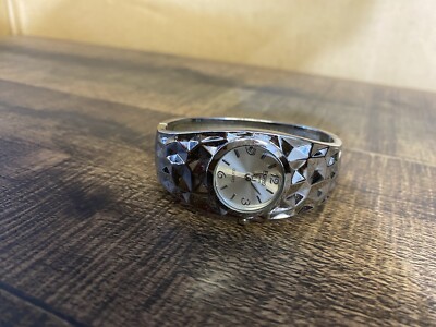 Figaro Couture Silver Tone Quartz Analog Ladies Watch Sz. 6 1/4" | eBay