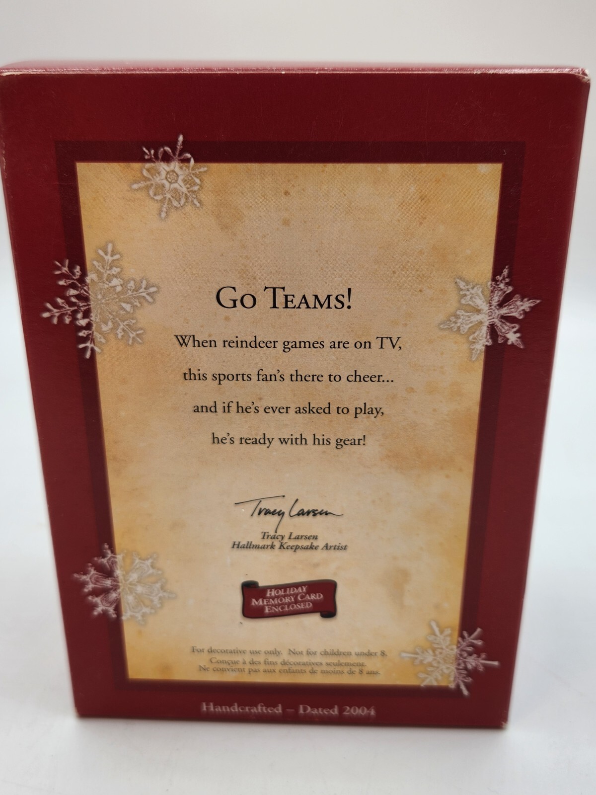 Hallmark Keepsake Ornament - Go Teams! - Tracy Larsen Artist | eBay ...