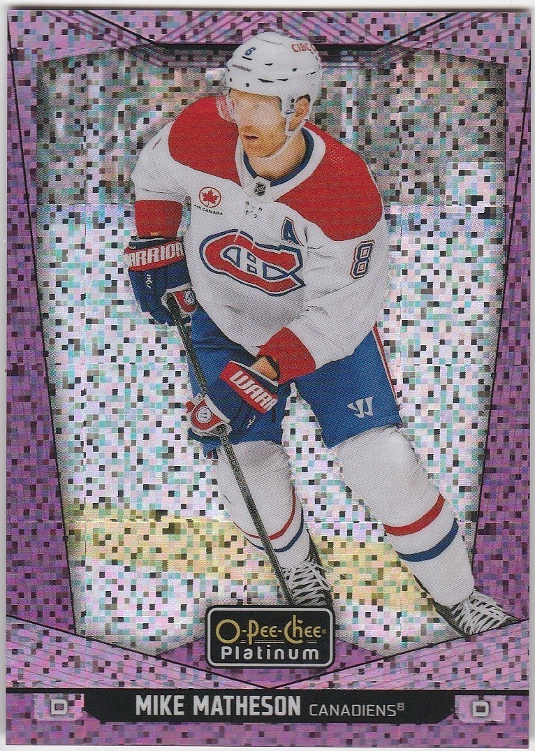 2024-25 O-Pee-Chee Platinum - Michael Matheson #173 Violet Pixels /299 ...