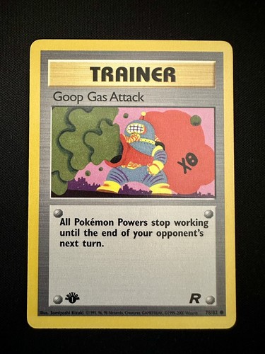 Goop Gas Attack - 78/82 - 1st Edition Common - Team Rocket - Pokémon ...