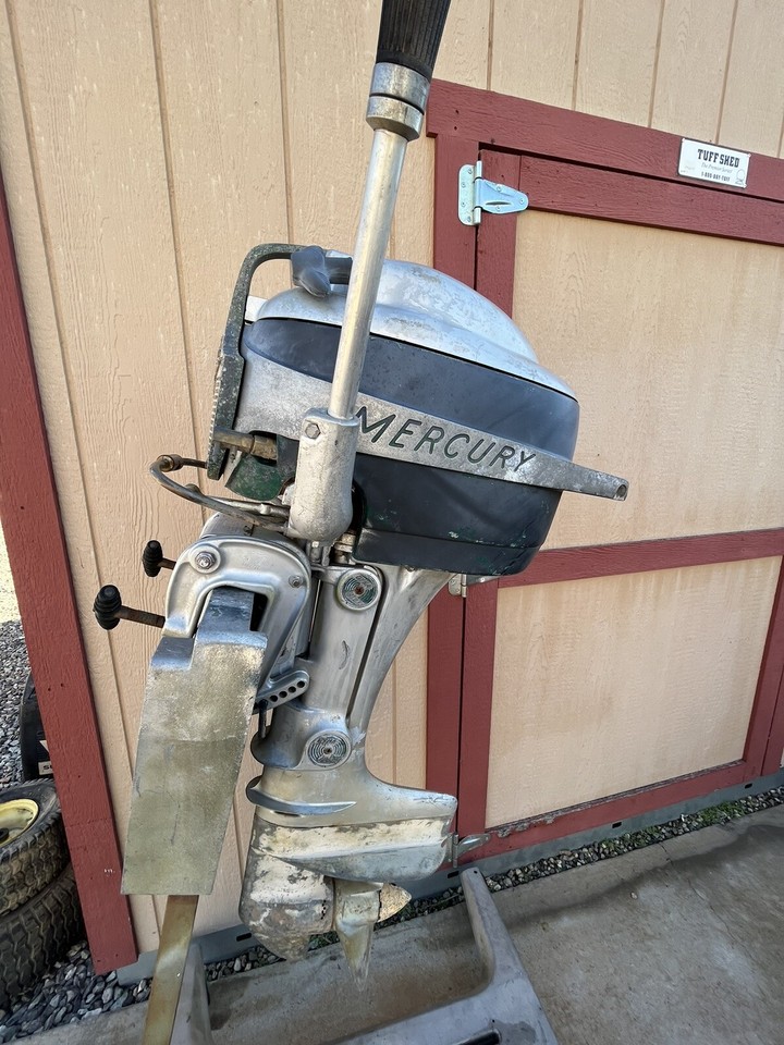 Mercury Mark 25hp Tiller Handle Vintage Outboard Serial #876757 For ...