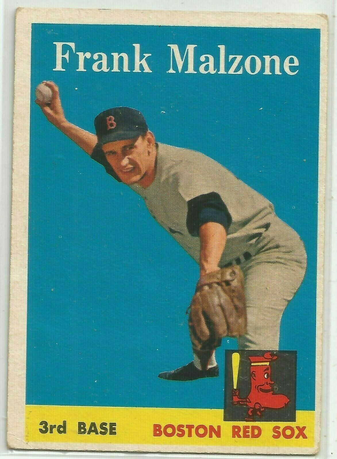 1958 Topps Baseball #260 Frank Malzone - Boston Red Sox | eBay