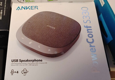 🔥🔥Anker PowerConf S330 USB Speakerphone, Conference Microphone for Home ...