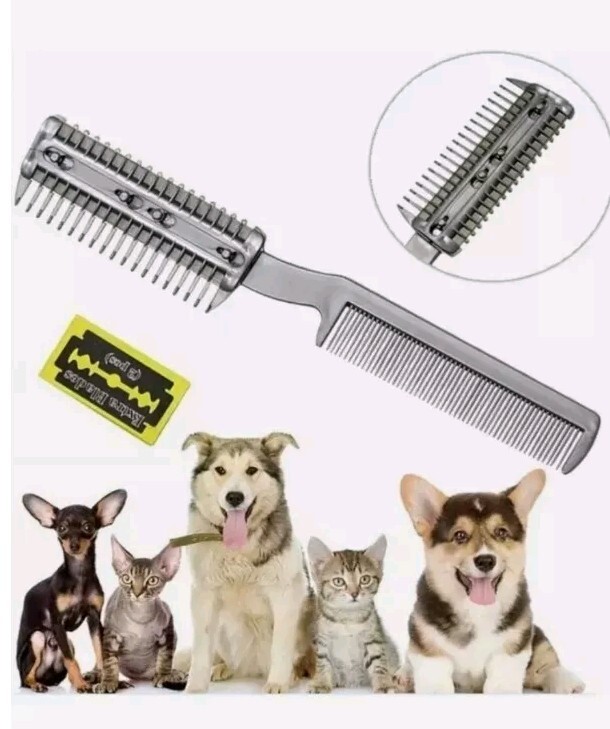 Grooming Tool Hair Cutting Razor Comb Dog Grooming Tool | eBay UK
