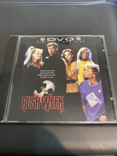 Rush Week 1989 (DVD) W/Insert RARE OOP Dean Hamilton, Pamela Ludwig Jewel Case! 82551729524| eBay